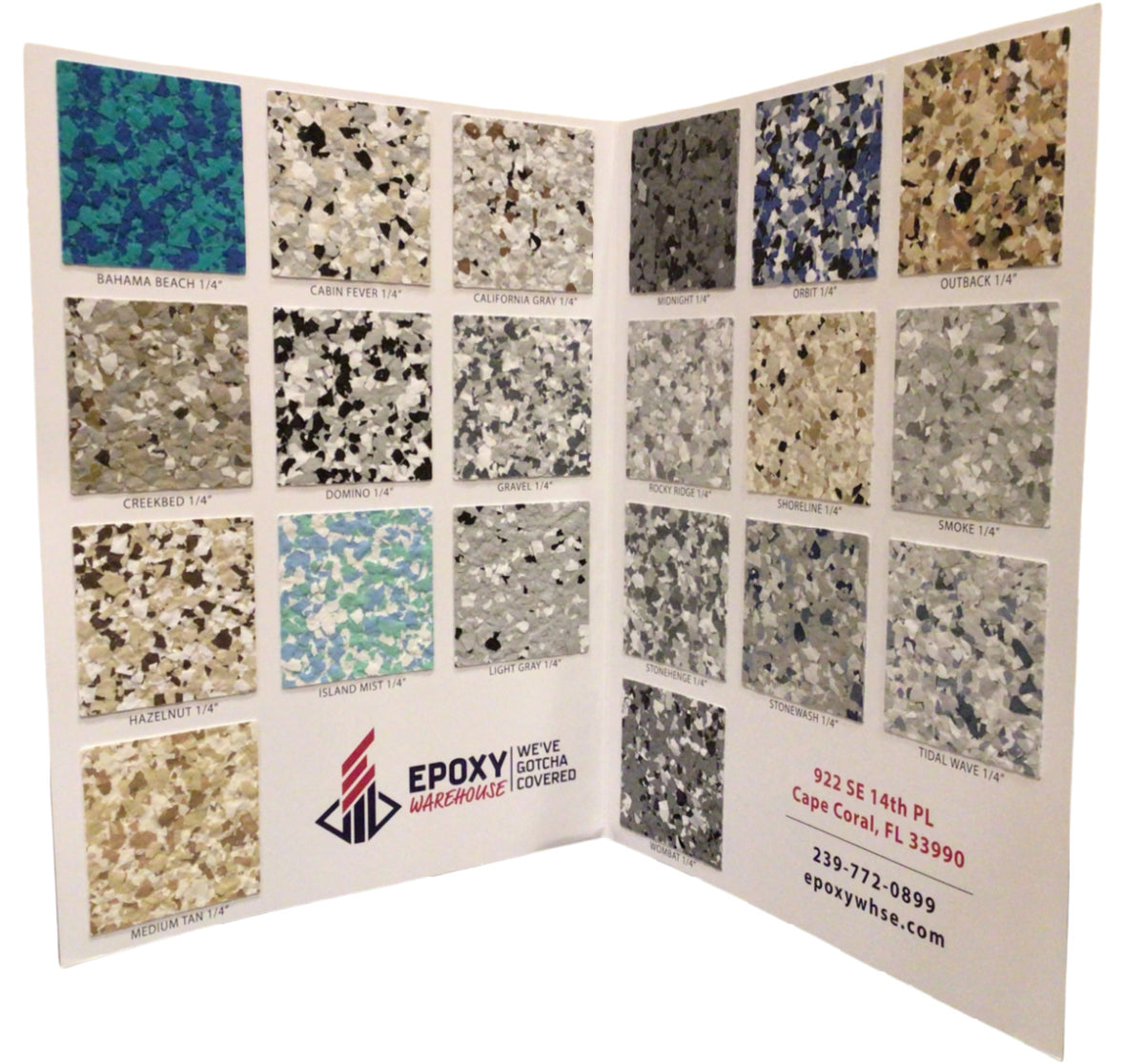 Bi-Fold - EW Stock Flake Collection — Epoxy Warehouse USA